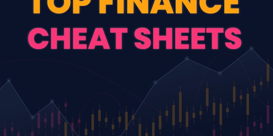 31 Top Finance Cheat Sheets PDF