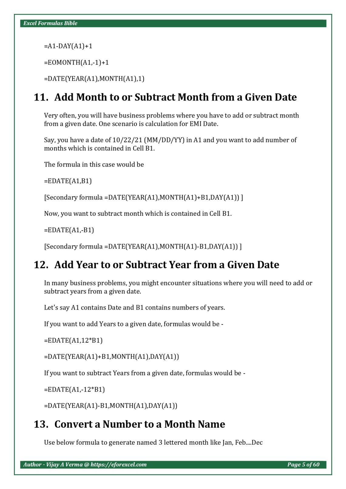 Excel Formulas Bible PDF - Connect 4 Techs