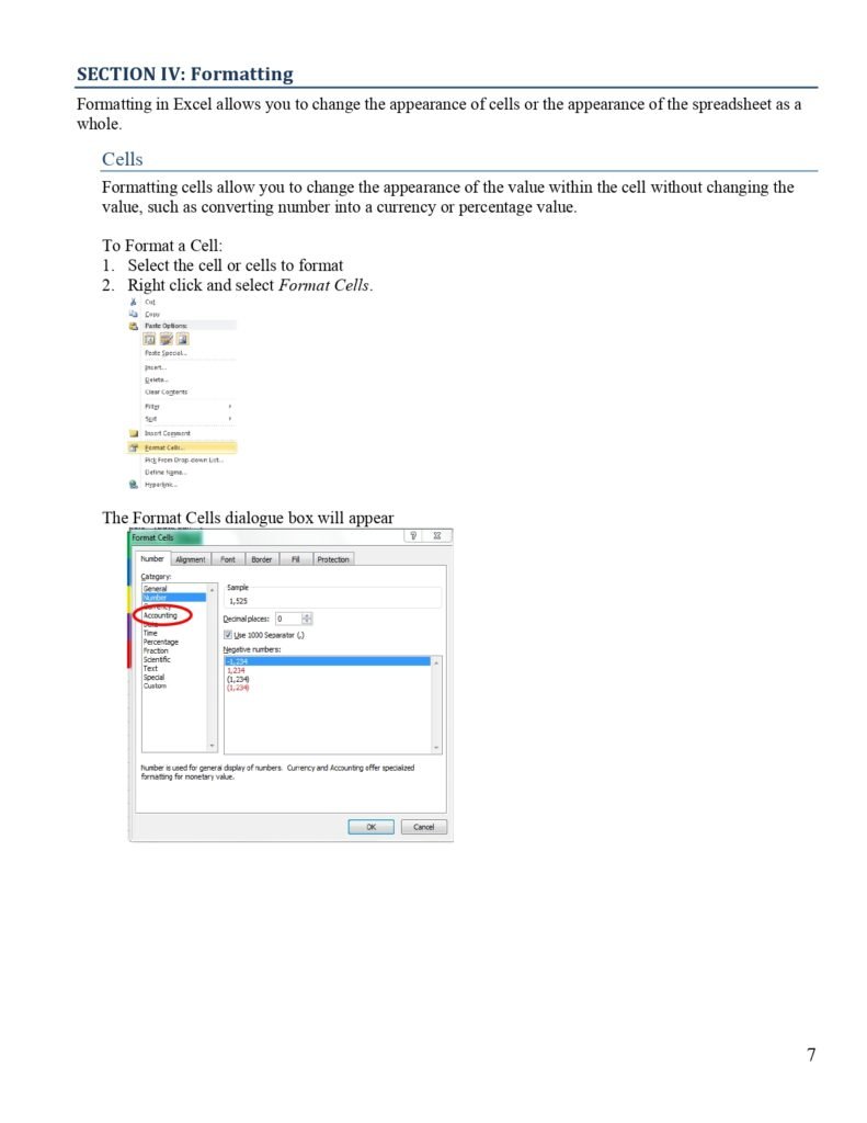 Microsoft Excel Manual PDF - Connect 4 Techs