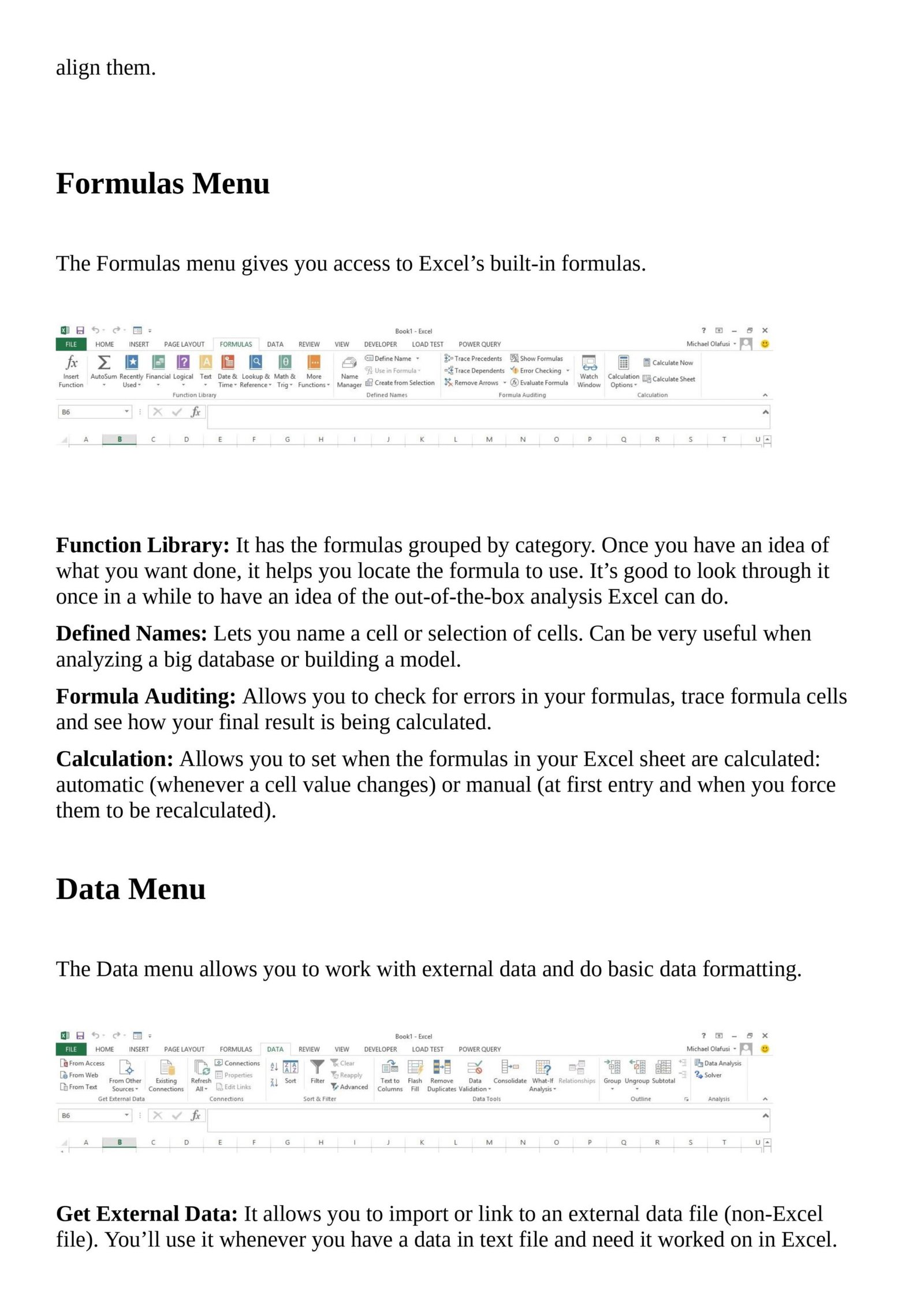 Microsoft Excel and Business Data Analysis PDF - Connect 4 Techs
