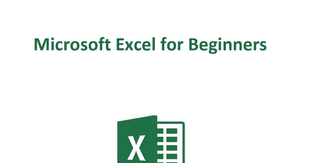 Microsoft Excel For Beginners Pdf