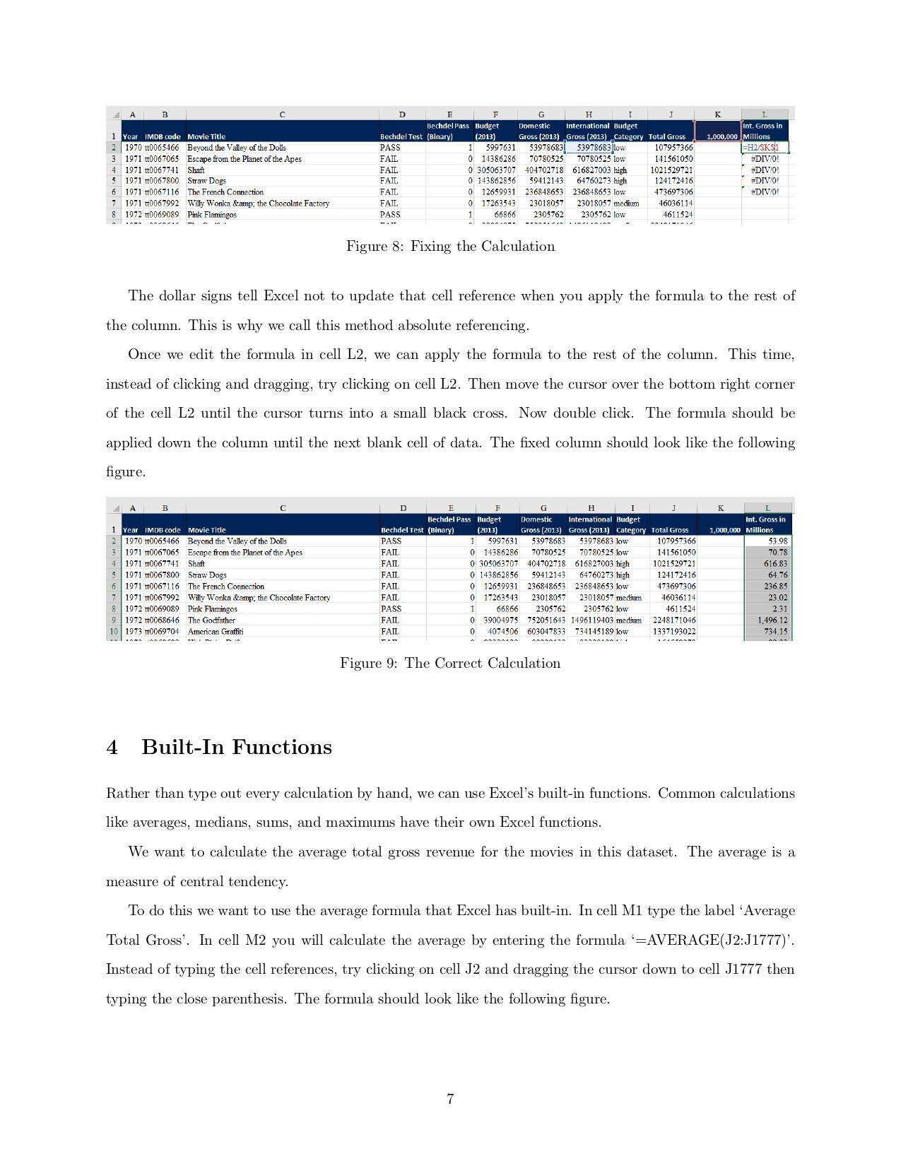 Master Excel – Introductory Excel Workshop PDF - Connect 4 Techs