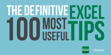 The 100 Most Important Excel Functions, Features, Tips, Tricks, and ...